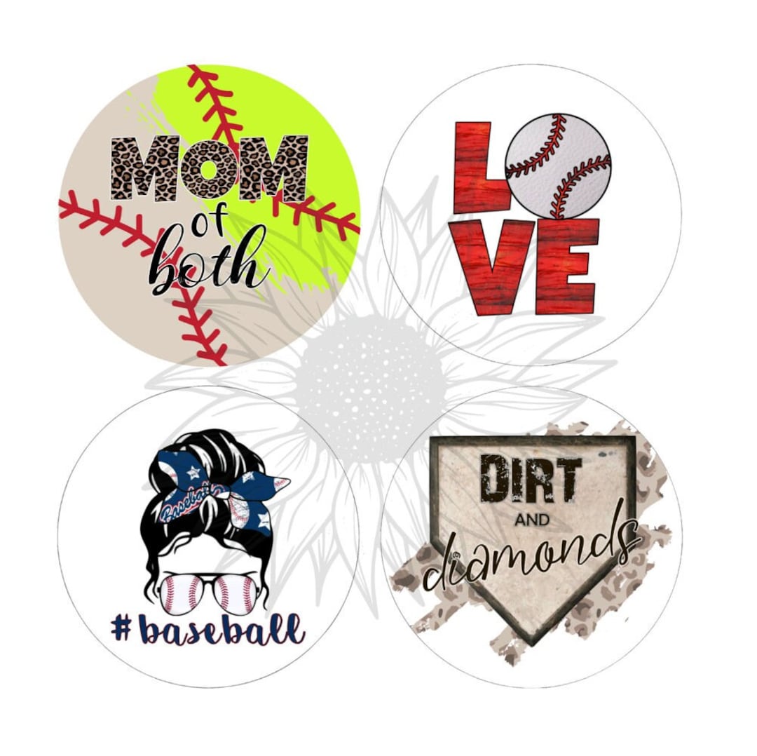 Baseball Cardstock Round Digital Downloads | Cardstock Image for ...