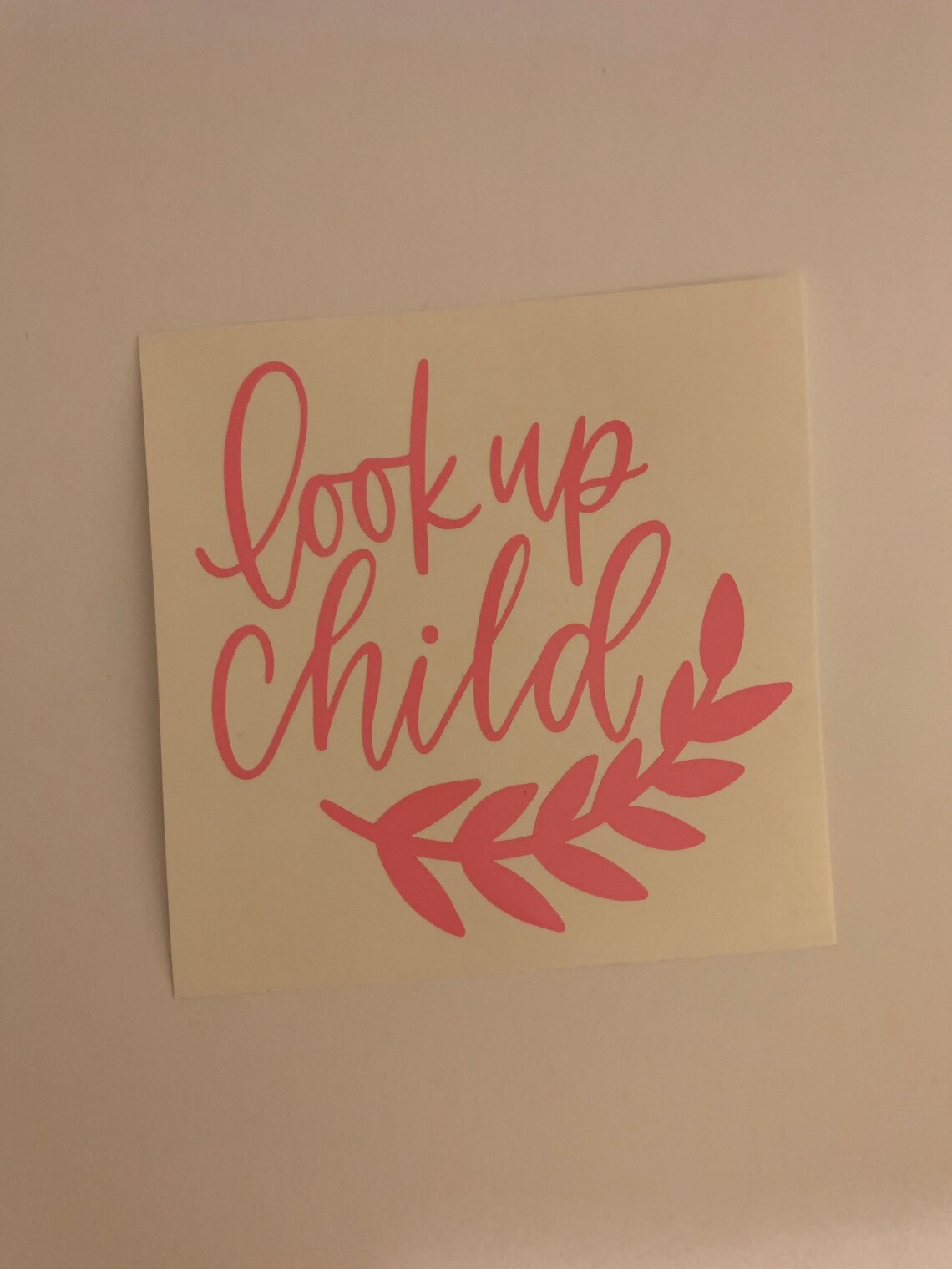 Look up Child - Durable Hand-lettered Vinyl Sticker Decal for Laptop ...
