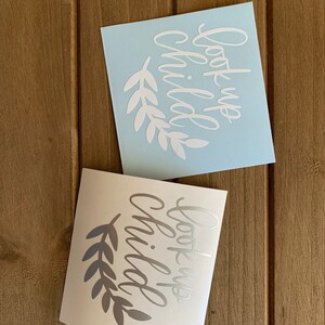 Look up Child - Durable Hand-lettered Vinyl Sticker Decal for Laptop ...