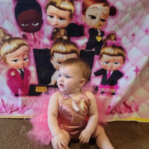 Rose Gold Baby Boss Inspired Outfit for Baby Girl / Toddler Girl - Etsy