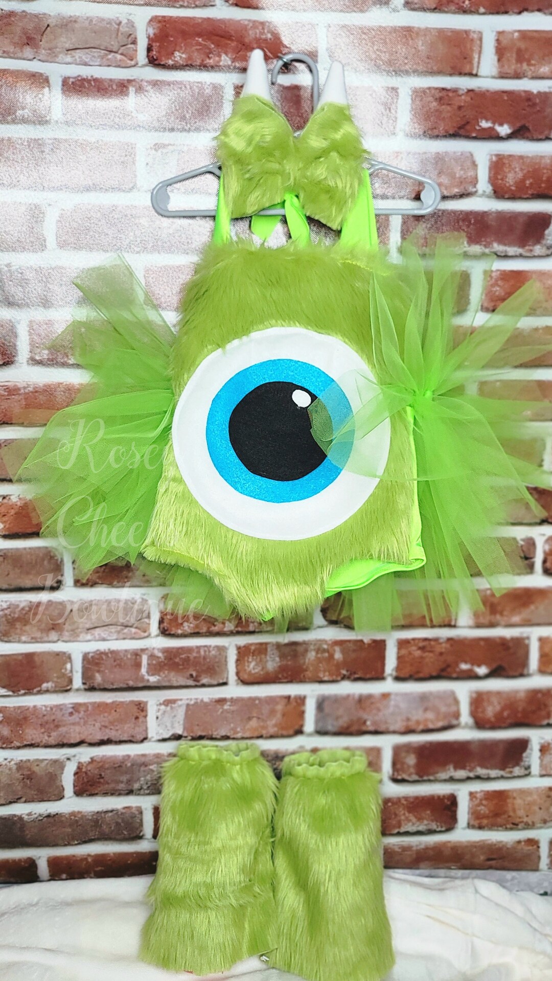 Mike Wazowski Monsters Inc Outfit Romper Baby Toddler Girl - Etsy