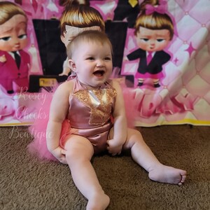 Rose Gold Baby Boss Inspired Outfit for Baby Girl / Toddler Girl - Etsy
