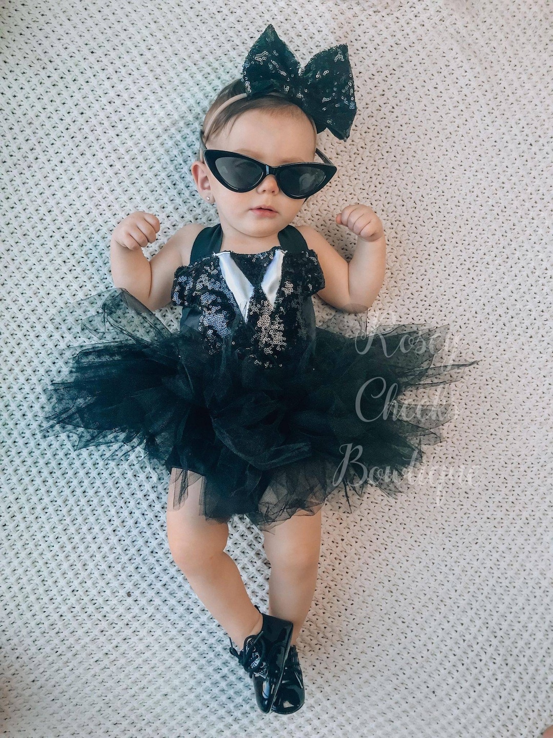 Boss Baby Inspired Outfit Baby Girl Toddler Girl Birthday Outfit ...