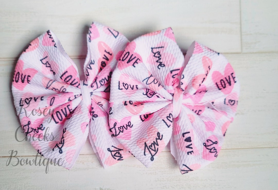 Valenitnes Bow Baby Girl Toddler Girl Hearts - Etsy