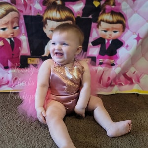 Rose Gold Baby Boss Inspired Outfit for Baby Girl / Toddler Girl - Etsy