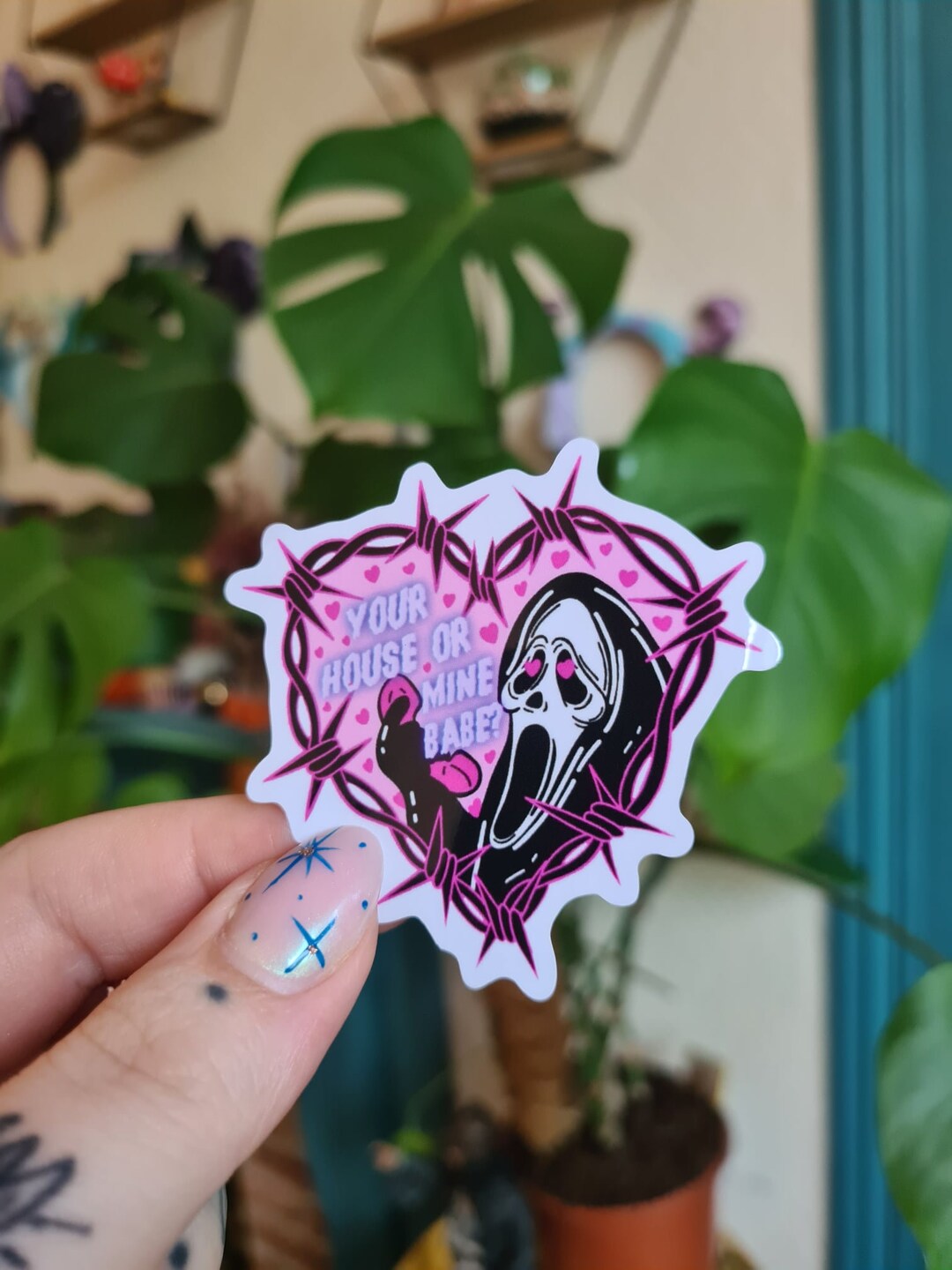 Ghostface Sticker - Etsy