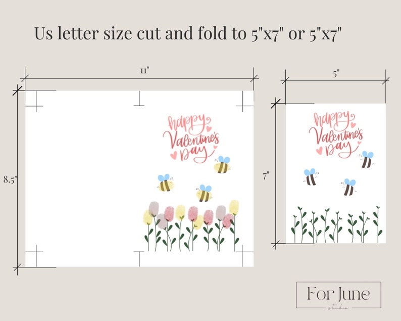 Fingerprint Card, Happy Valentine's Day, Thumbprint, Handprint ...