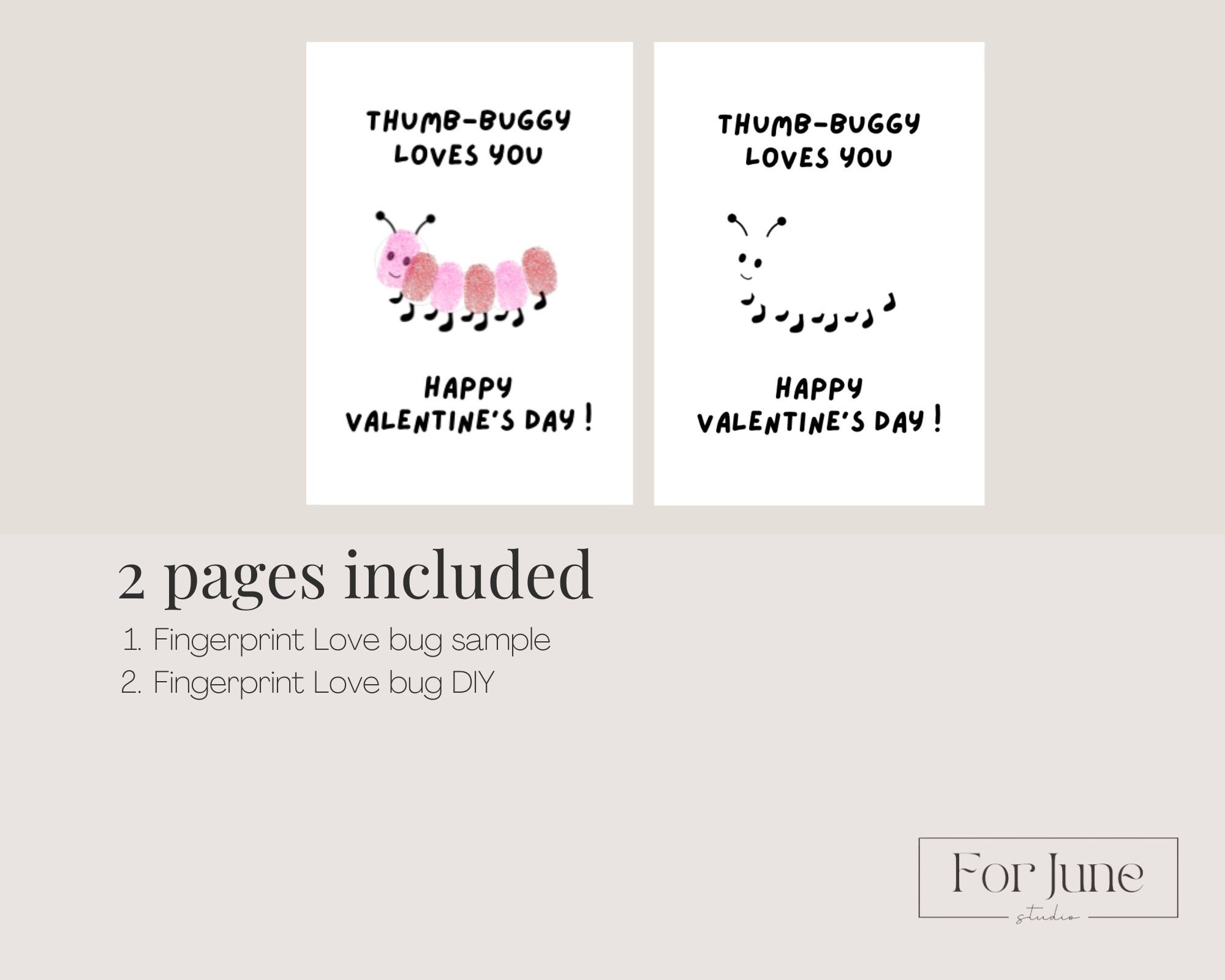 Fingerprint Card, Thumbprint, Happy Birthday Party, Thumb Buggy ...