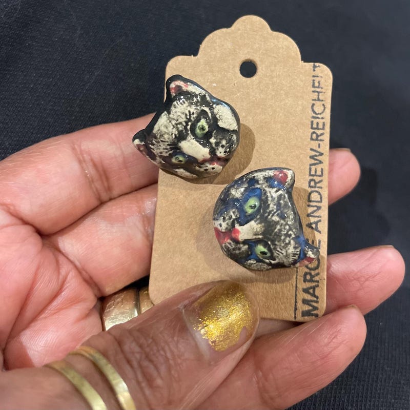 Cat Buttons - Etsy