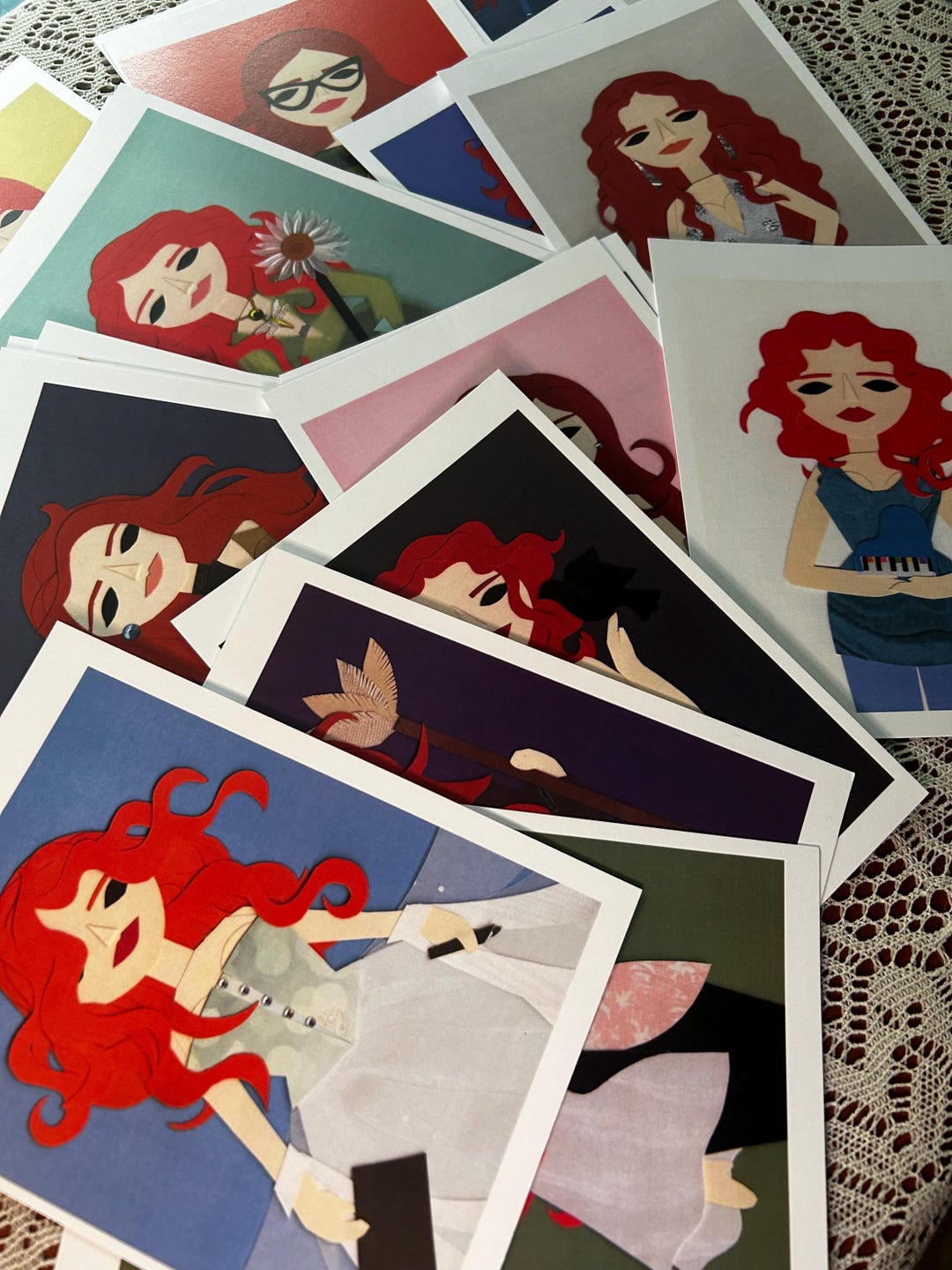 TEN (10) MIX 5”x7” Cardstock Prints. Specify the 10 Dolls You Would ...