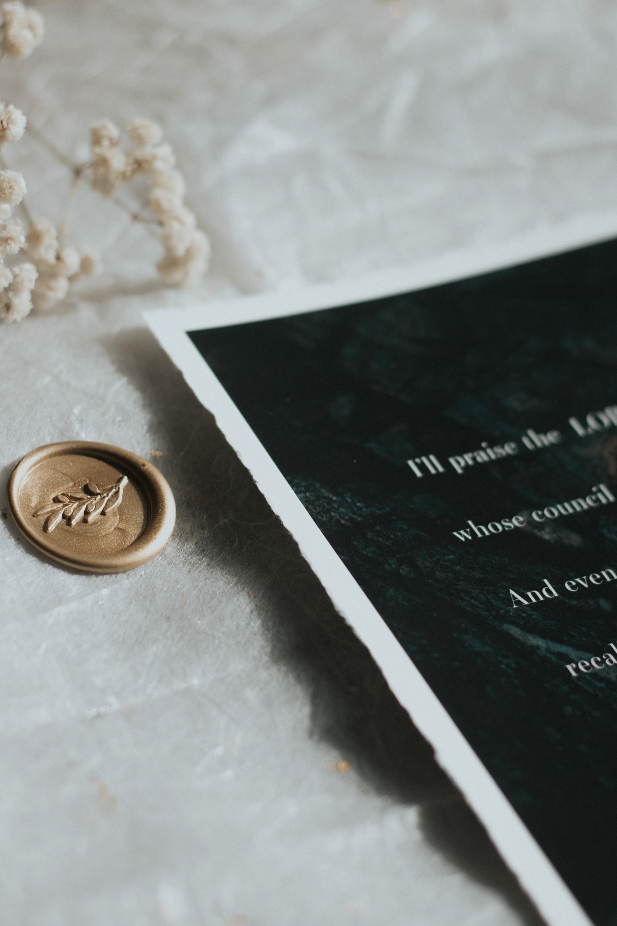 A5 Psalm 16 Print, Bible Verse Print, Scripture Print, Wall Art ...