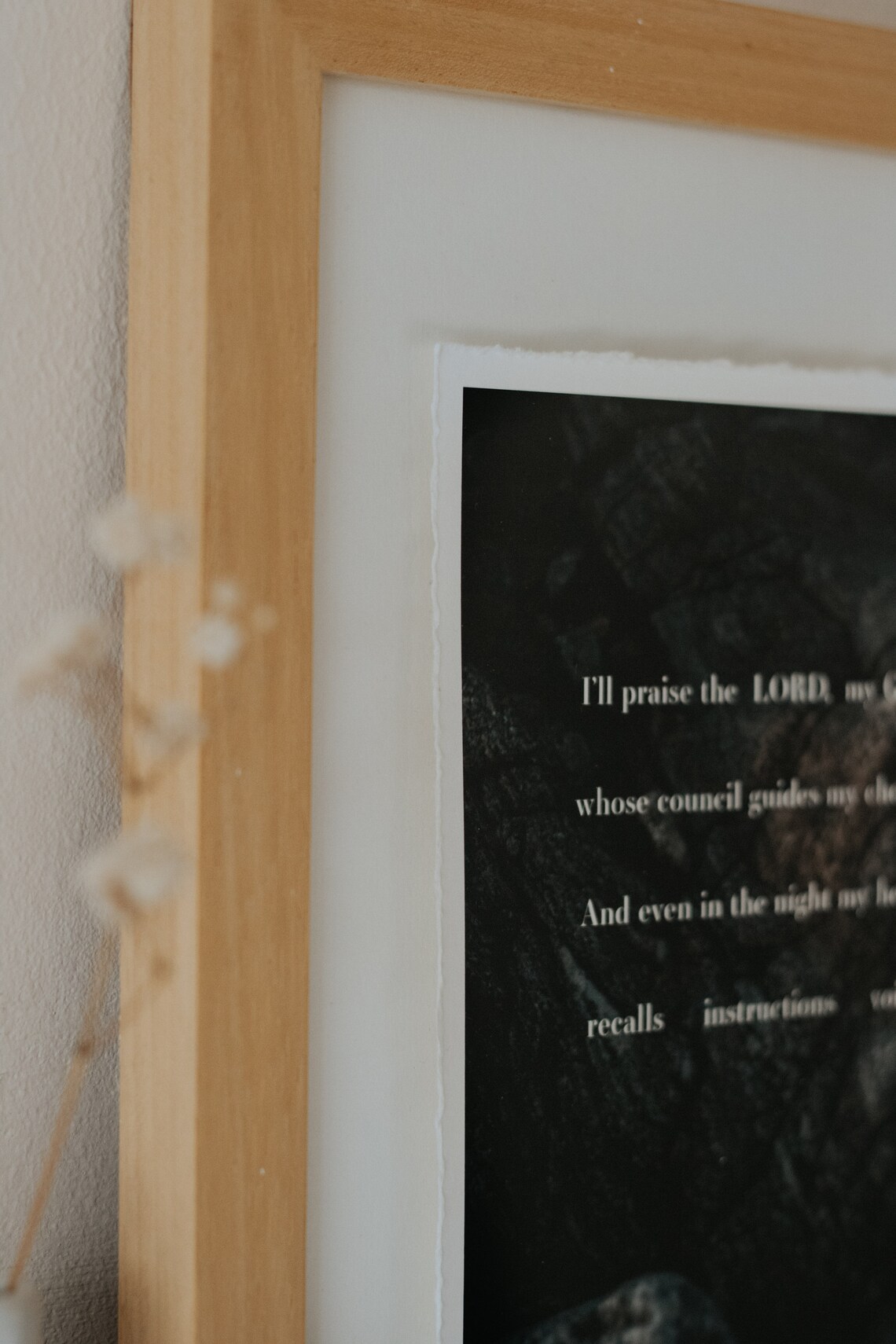 A5 Psalm 16 Print, Bible Verse Print, Scripture Print, Wall Art ...