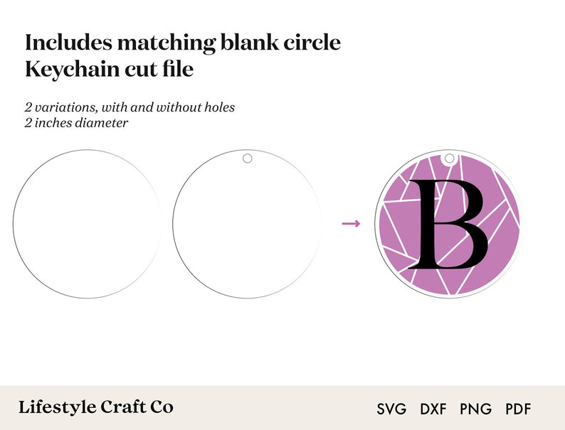 Keyring Patterns Svg Circle Patterns Svg Round Pattern Svg | Etsy