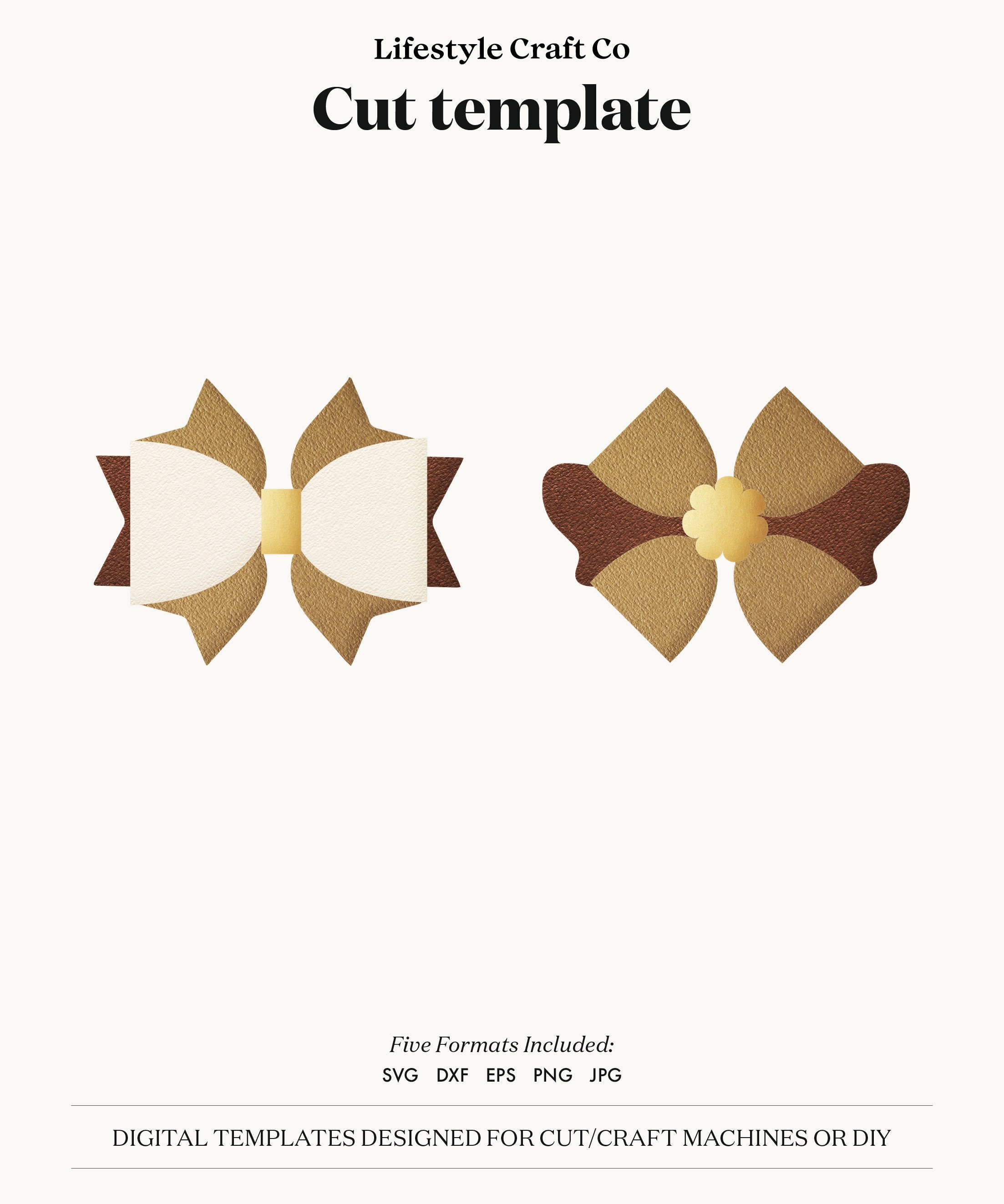 Paquete de arco SVG plantilla de arco de pelo colección de | Etsy