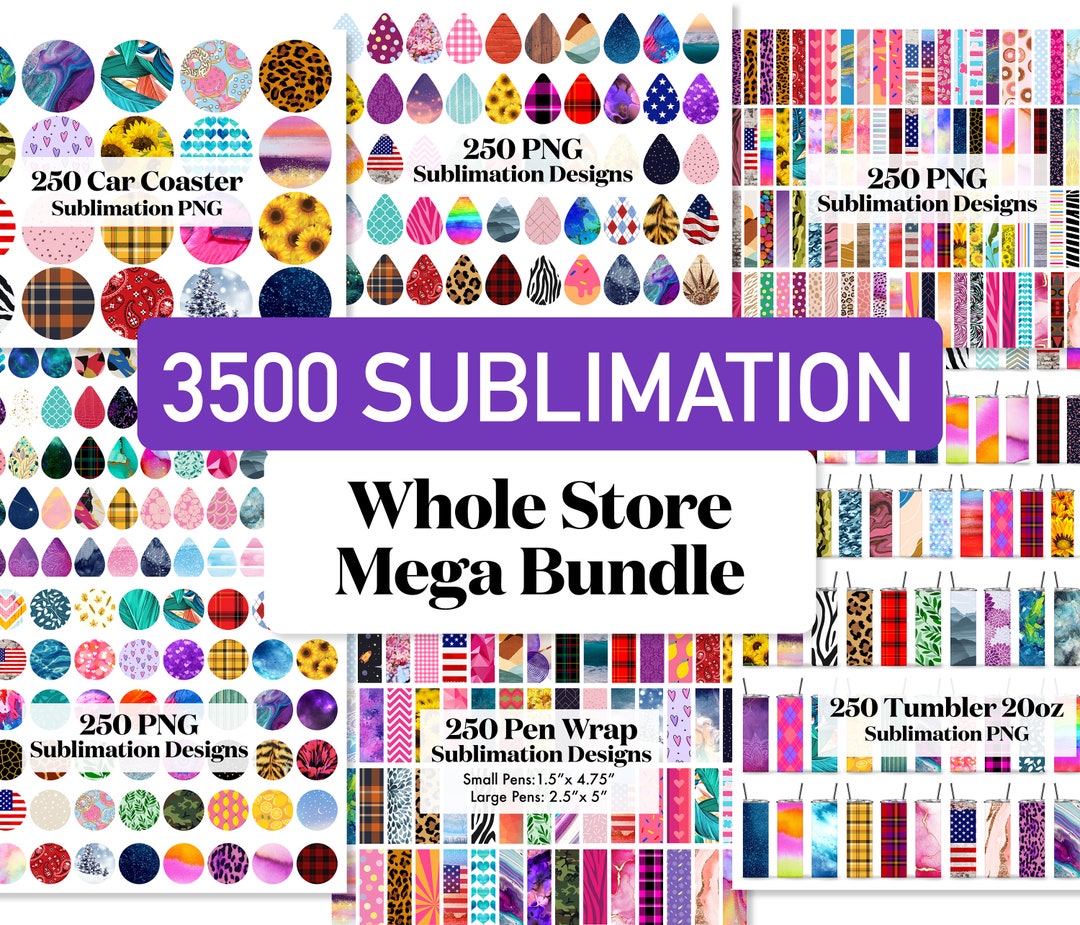 WHOLE STORE Sublimation PNG Designs, Bundle Sublimation Design, Epoxy ...