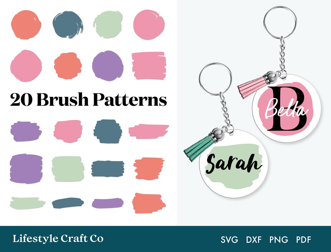 Keyring Patterns Svg, Circle Patterns Svg, Round Pattern Svg, Keychain ...