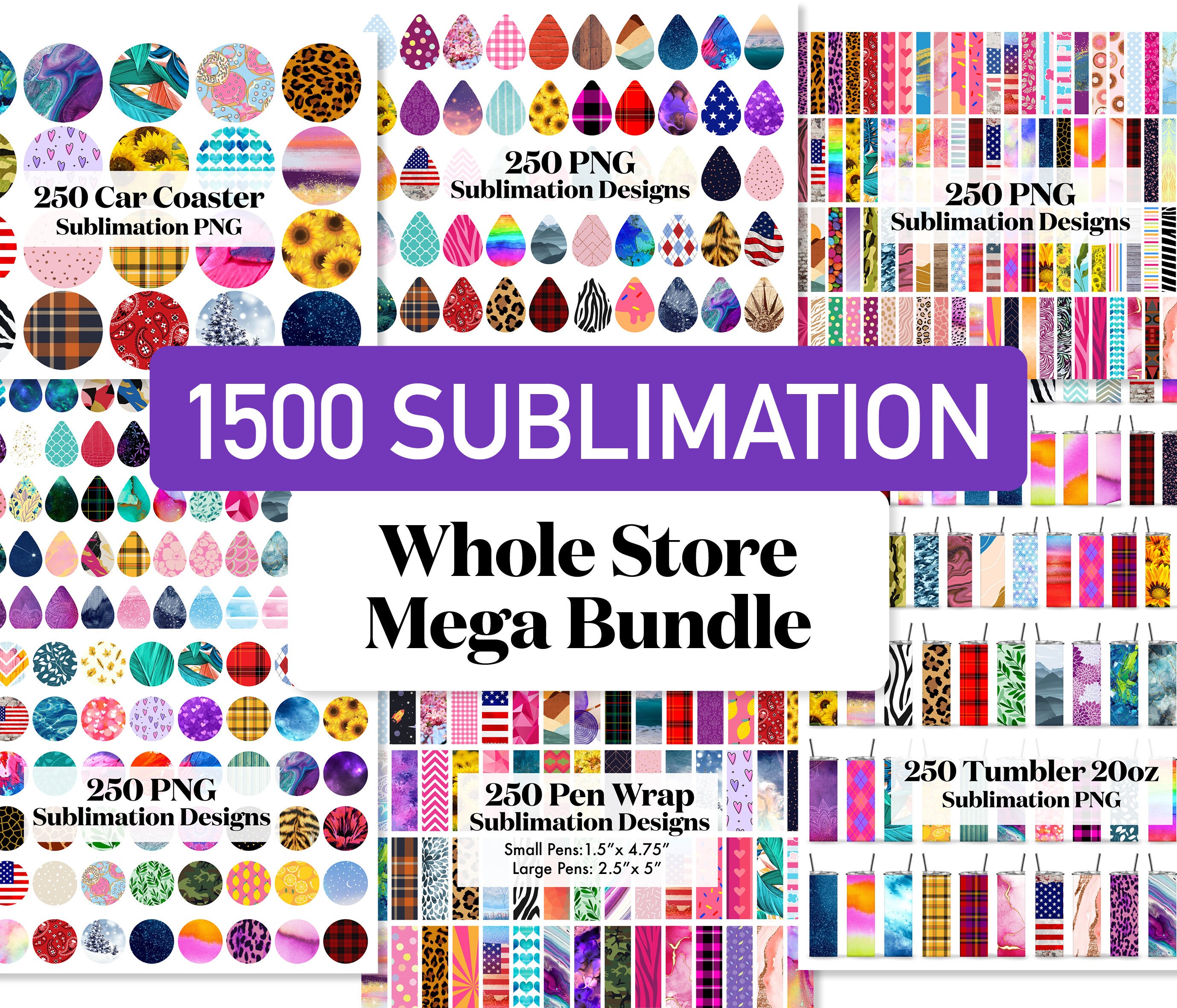 WHOLE STORE Sublimation PNG Designs Bundle Sublimation - Etsy
