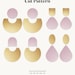 Earrings SVG | Joined Earrings Template SVG, Leather Earrings, Clay ...