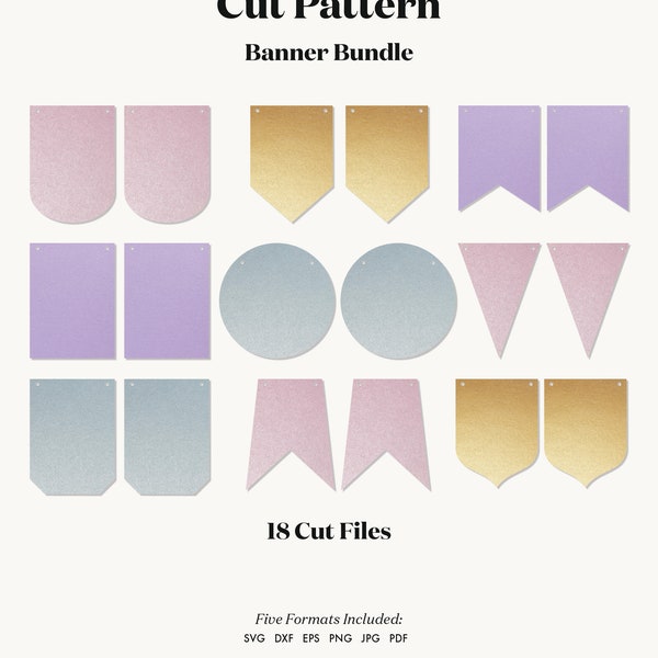 Curved Banners Svg - Etsy