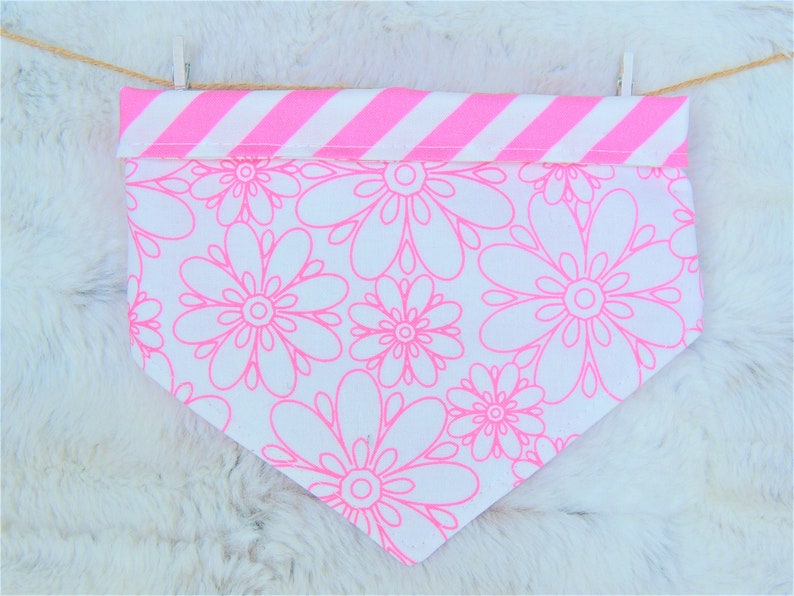 Summer Vibes Dog Bandana, Reversible Pet Scarf With Snaps - Etsy
