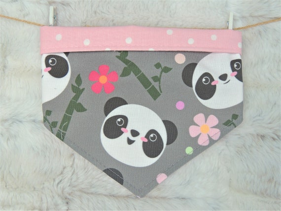 Panda Dog Bandana Reversible Pet Bandana Dog Cat Bandana - Etsy