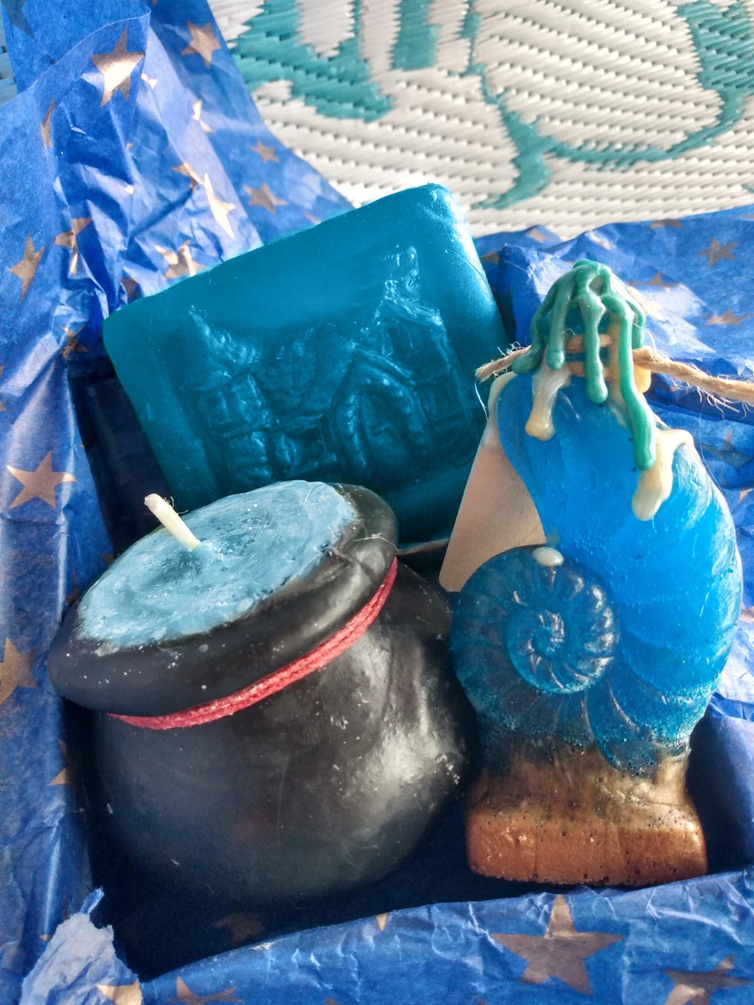 Fireball Cottage Gift Box - Mermaid Scales Potion, Bar Soap, and ...