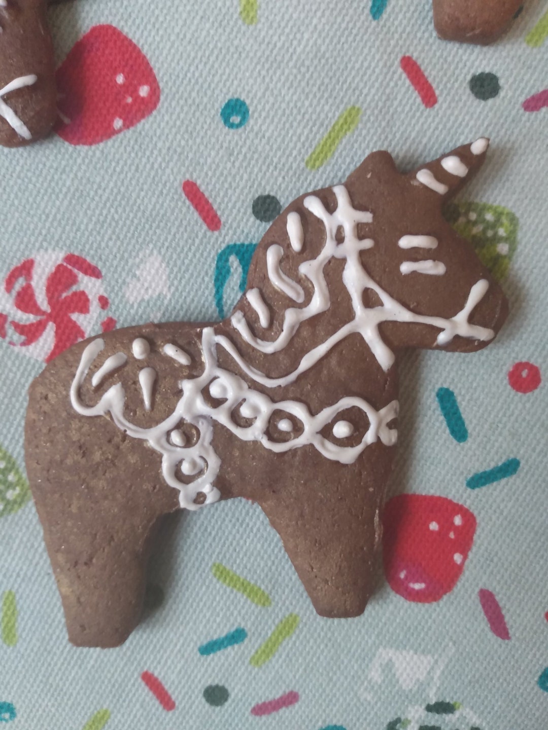Gingerbread Dala Horse Unicorn -fridge Magnet - Etsy
