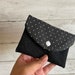 Coin Purse, Small Wallet, Fabric Wallet, Money Pouch, Snap Button Pouch Dots Design Snap Pouches ...