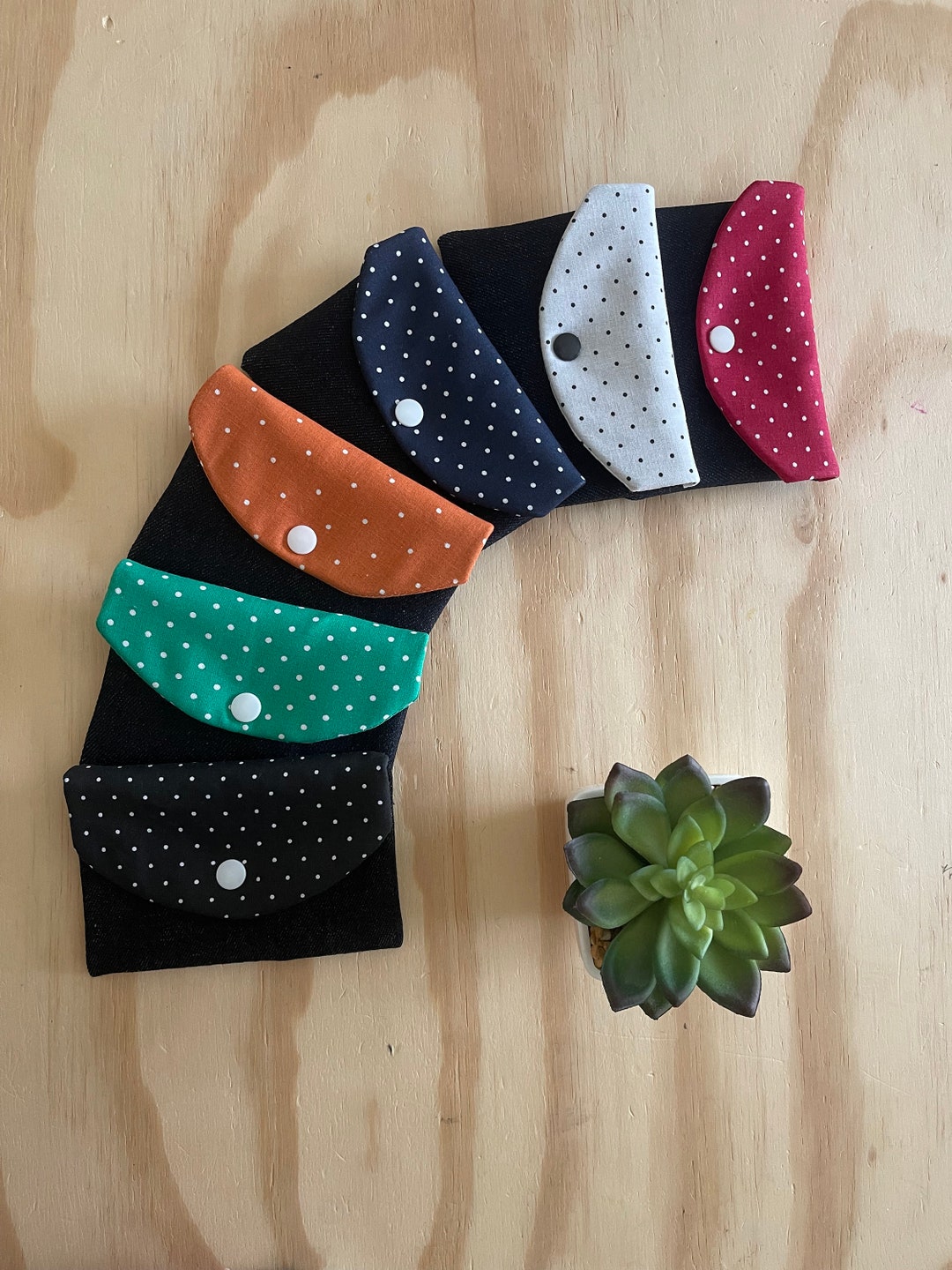 Coin Purse, Small Wallet, Fabric Wallet, Money Pouch, Snap Button Pouch ...