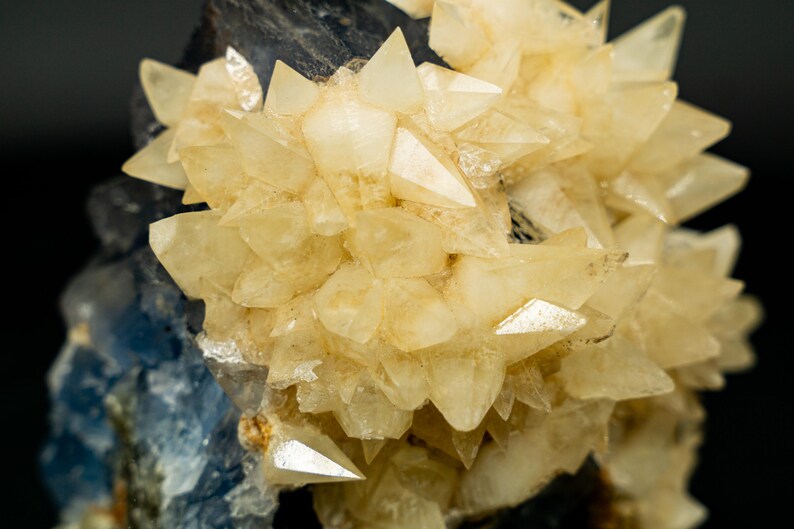 Blue Fluorite & Dogtooth Calcite Crystal Fujian - Etsy