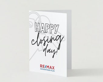 HAPPY CLOSING DAY Cards - Editable in Canva - Add Your Own Logo and ...