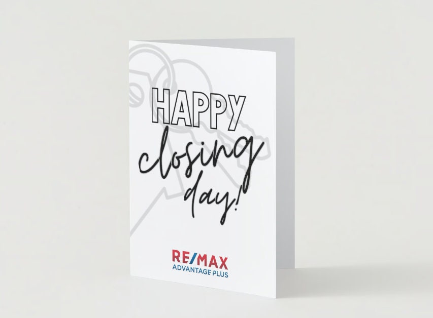 HAPPY CLOSING DAY Cards - Editable in Canva - Add Your Own Logo and ...