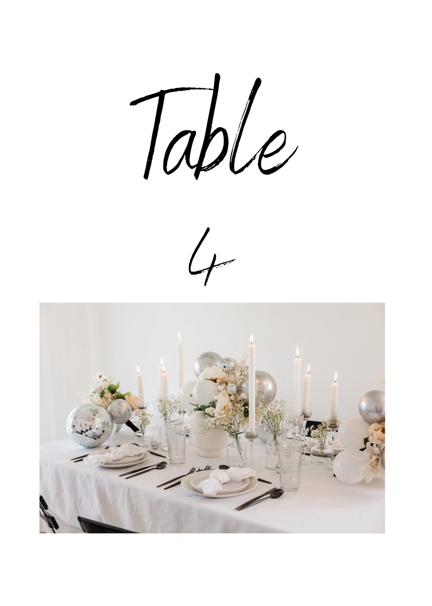 Printable Table Numbers - Etsy