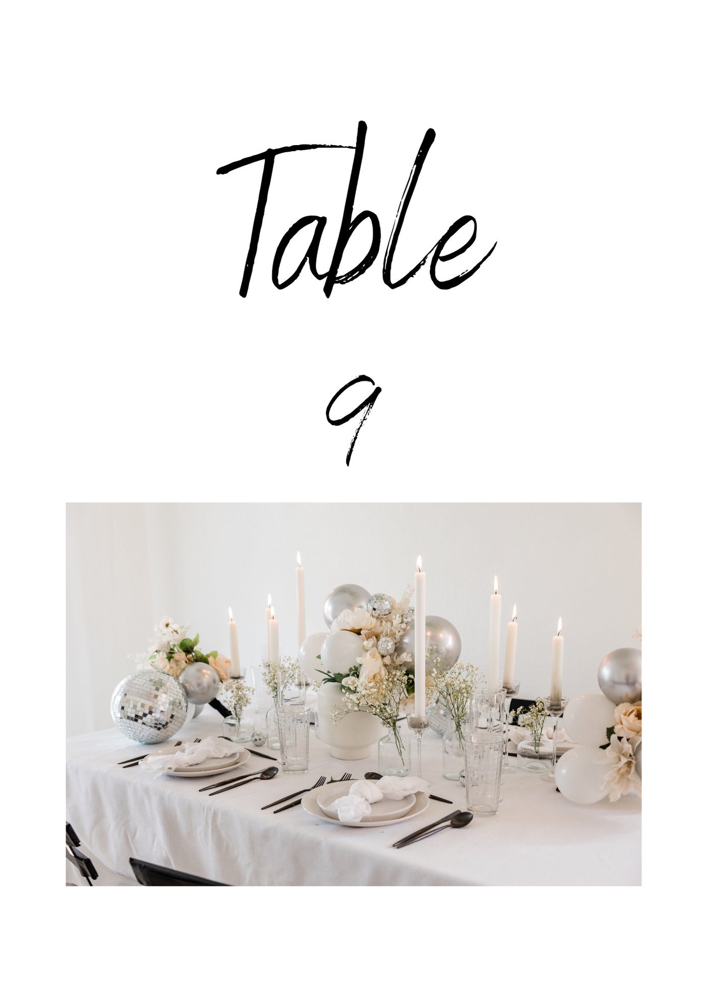 Printable Table Numbers - Etsy