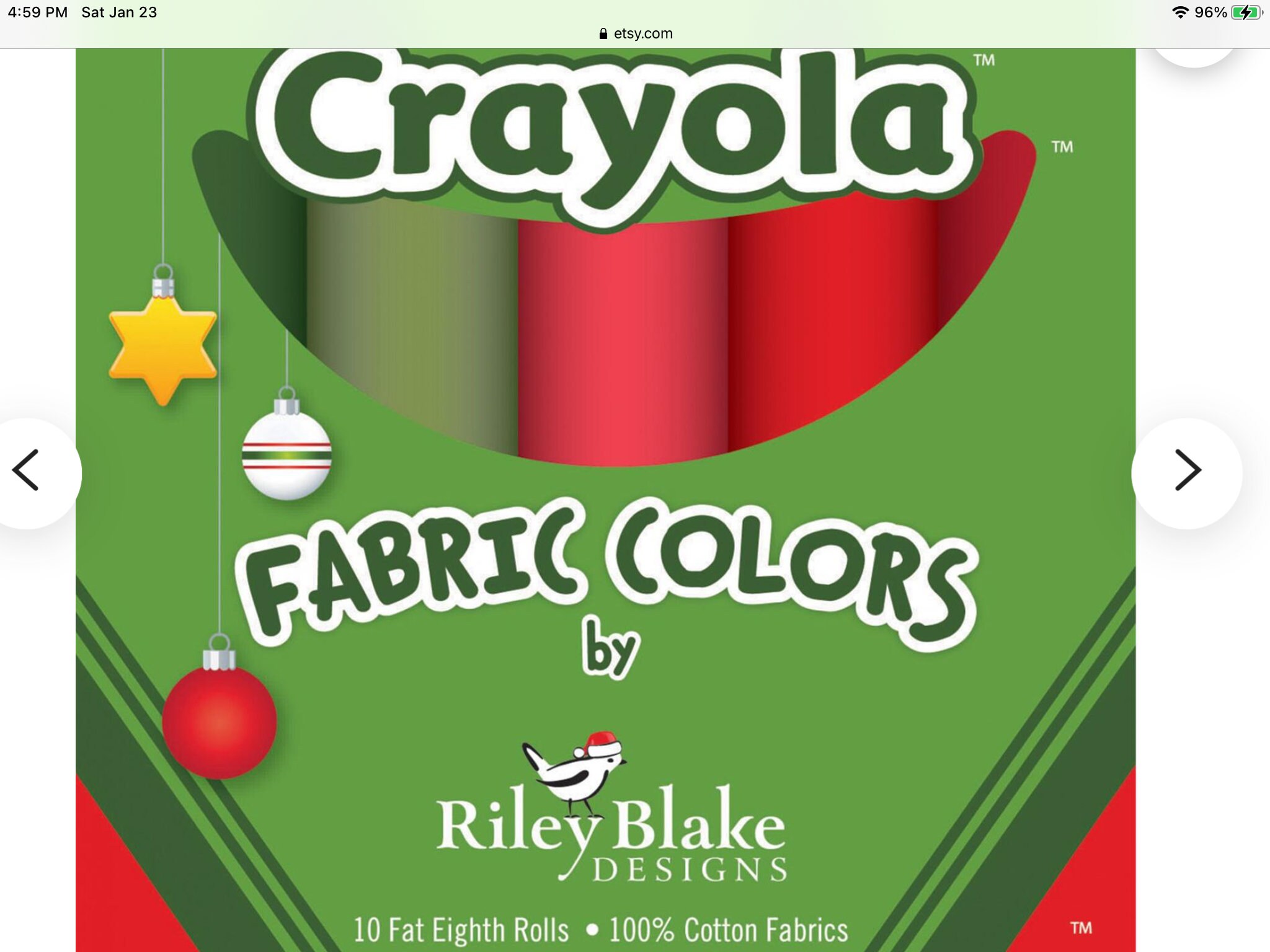 Crayola Color Fabrics - Etsy