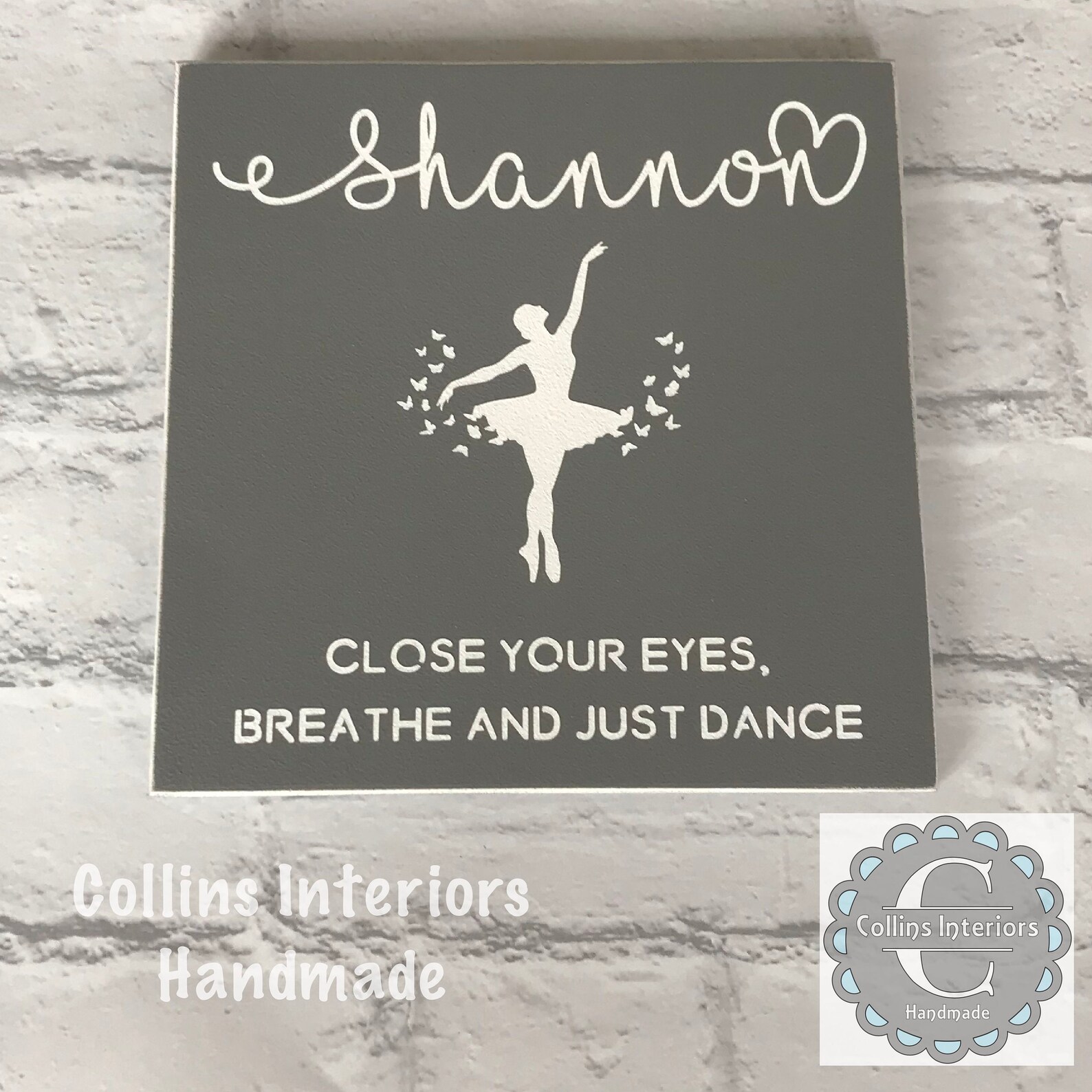 Personalised Ballet Dancer Sign/plaque Hand Painted Wooden - Etsy