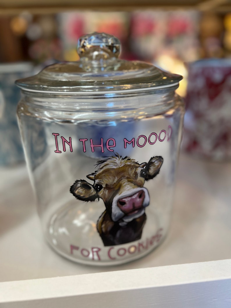 Cow Cookie Jar - Etsy