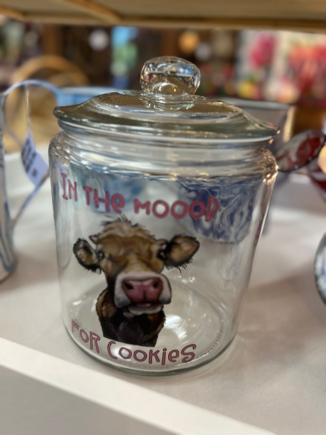 Cow Cookie Jar - Etsy