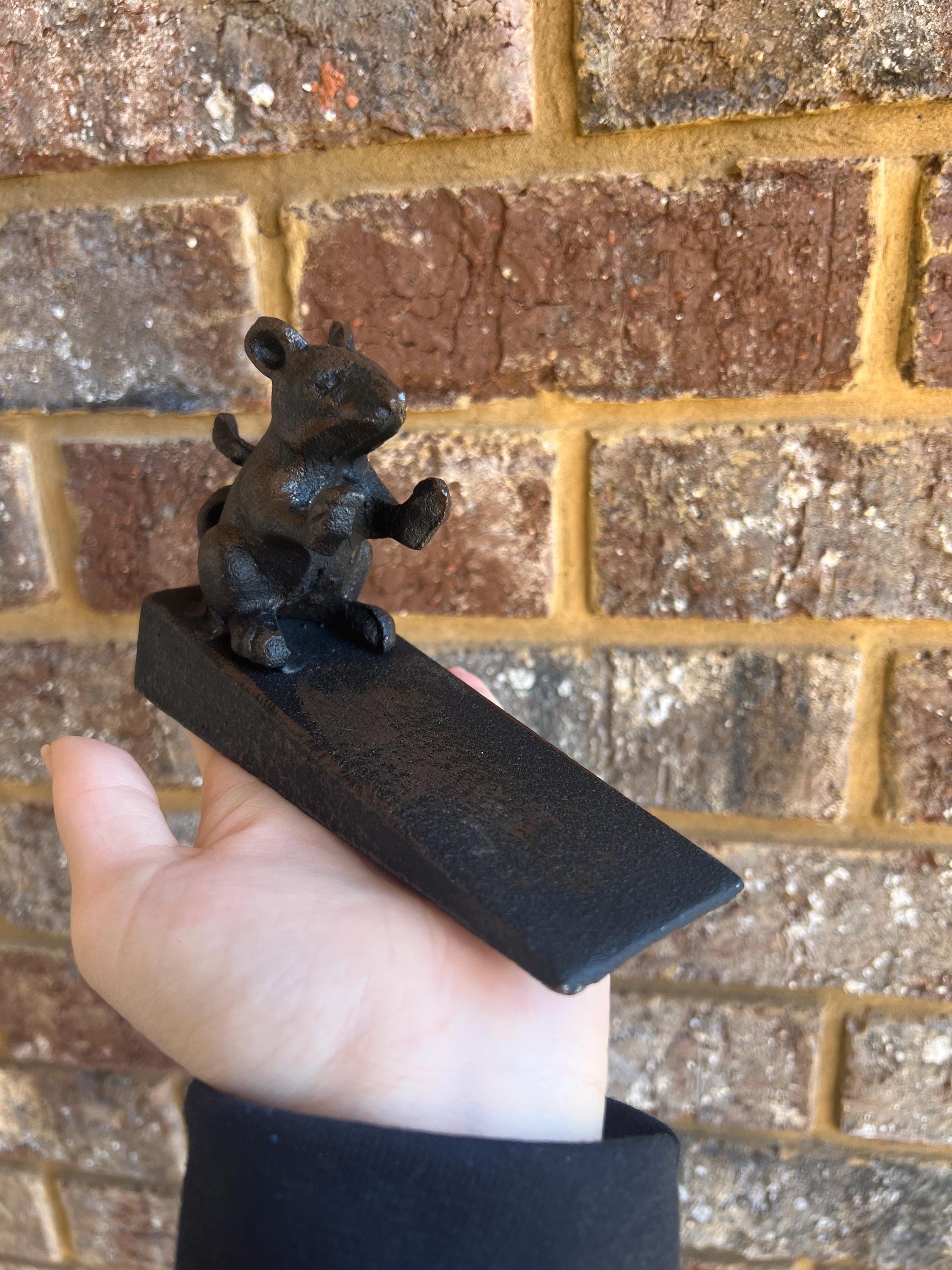 Cast Iron Animal Door Stopper (mouse, Rooster, or Horse) - Etsy