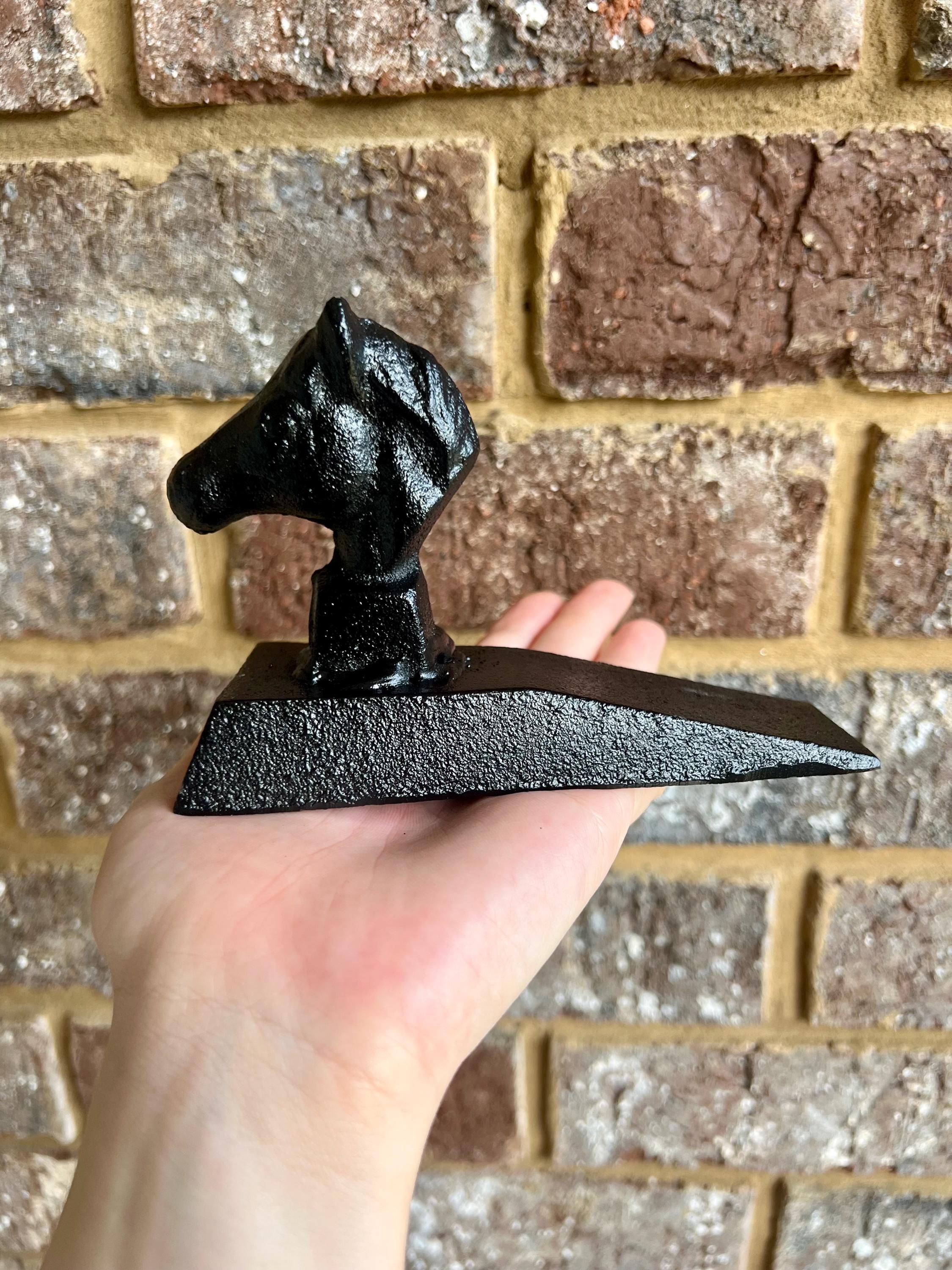 Cast Iron Animal Door Stopper (mouse, Rooster, or Horse) - Etsy