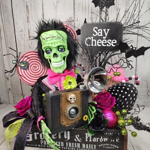 Frankenstein Centerpiece, Automated Halloween Décor, Halloween Party ...