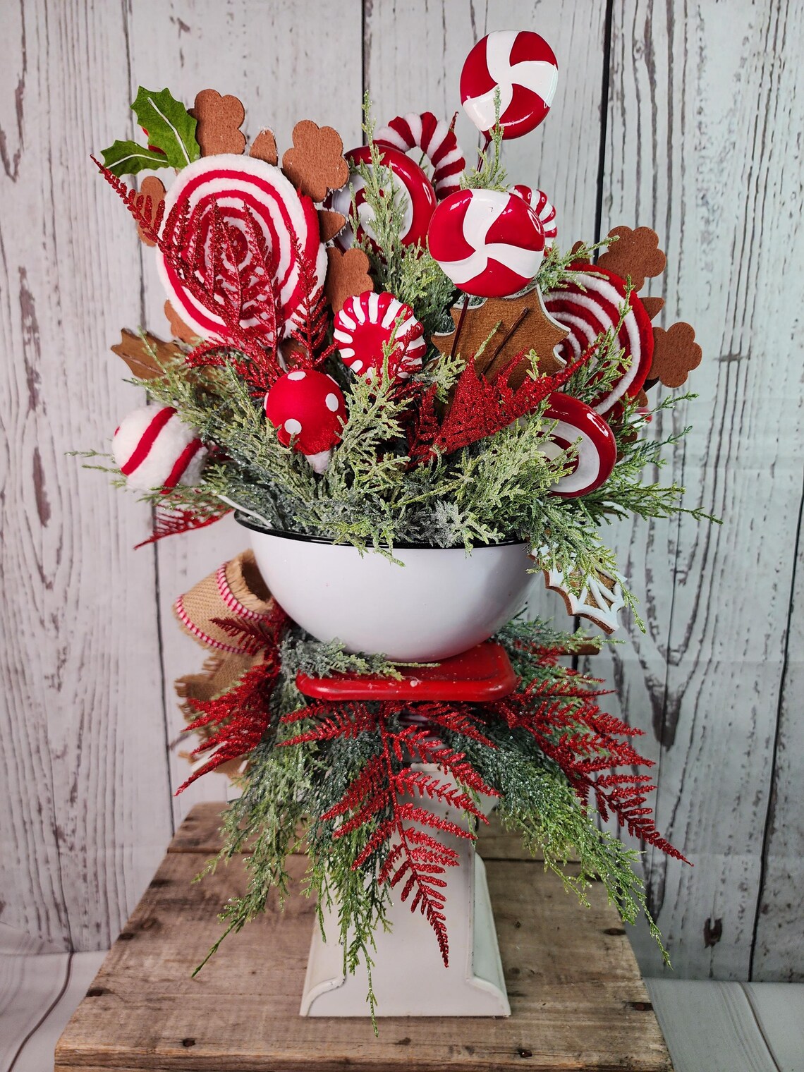 Antique Peppermint Scale, Holiday Kitchen Centerpiece - Etsy
