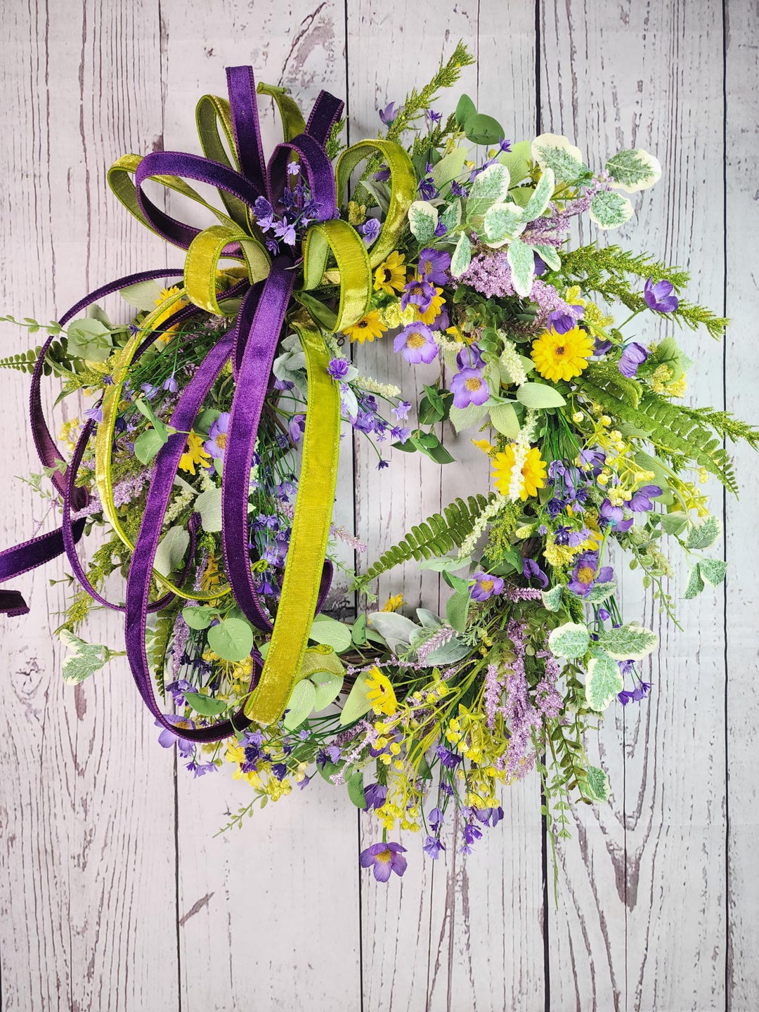 Spring Wreath, Floral Grapevine, Wedding Decor, Shower Decor ...