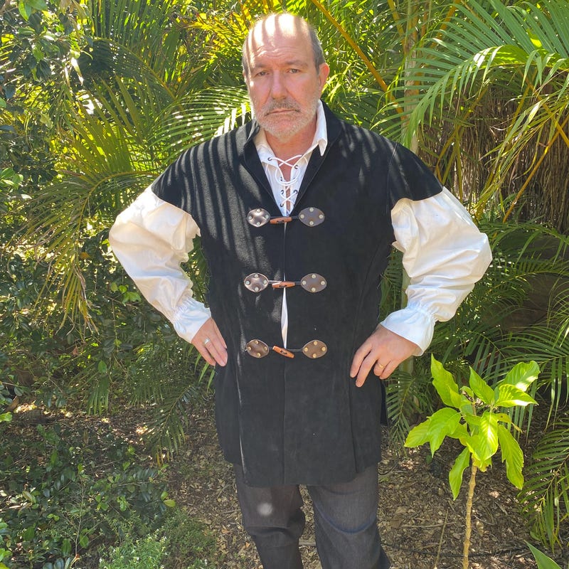 Leather Jerkin - Etsy