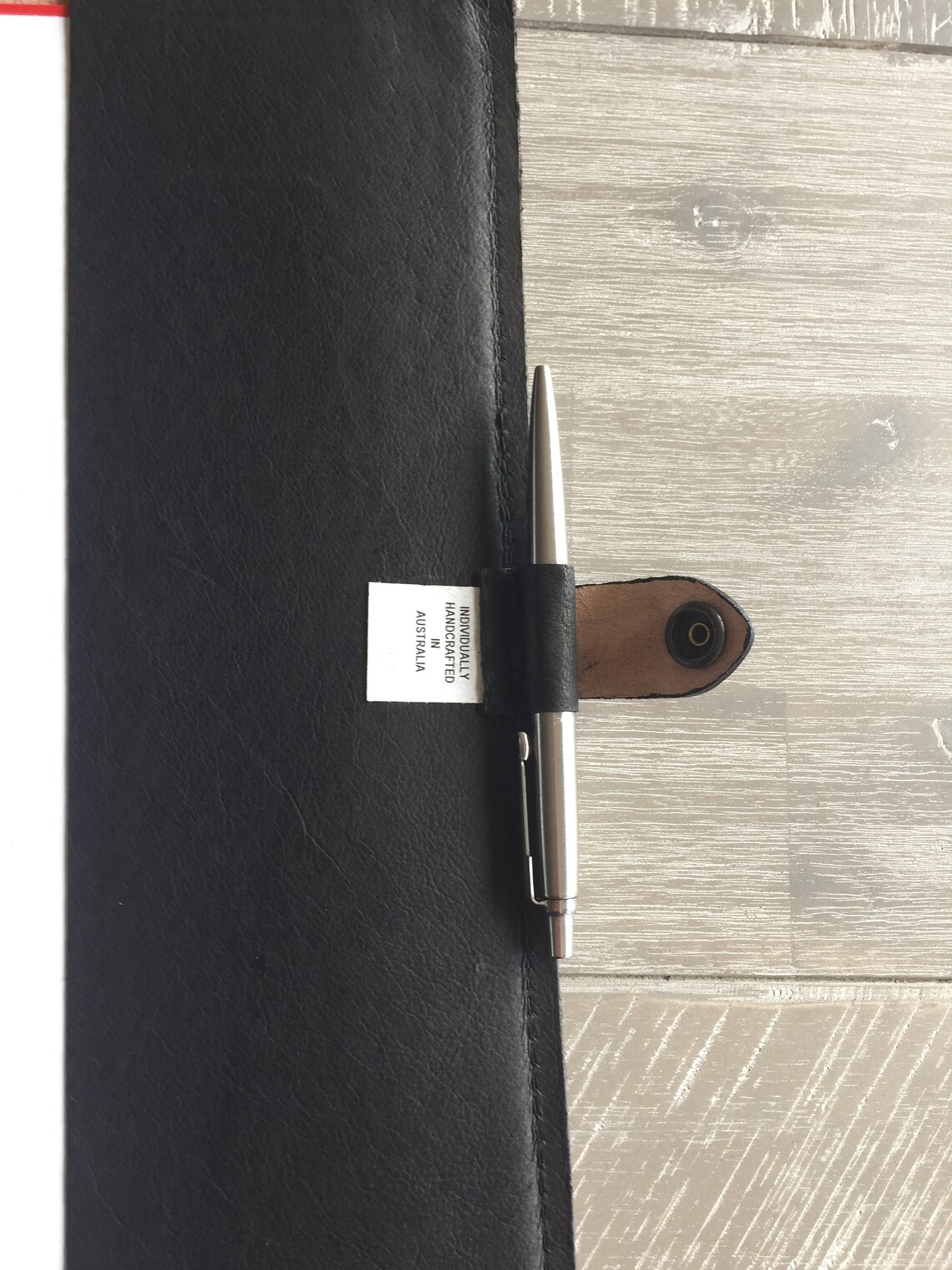 Leather Journal Cover A5 Individually handmade with press-stud | Etsy