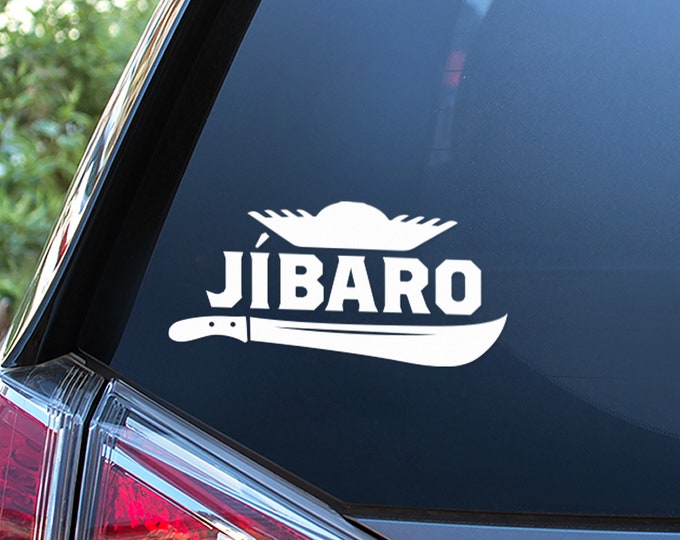 Jibaro Car Decal - Boricua Sticker - Taino Decal - Puerto Rico Decal ...