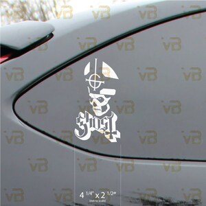 Ghost Band Decal, Church of Ghost, the Band Ghost, Vehicle Grade Vinyl ...