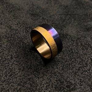 Titanium Ukraine Flag Rings. Promise Rings for Couples. Wedding Rings ...