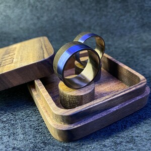 Titanium Ukraine Flag Rings. Promise Rings for Couples. Wedding Rings ...