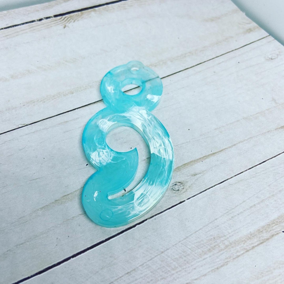 Semicolon Keychain or Bag Charm - Etsy